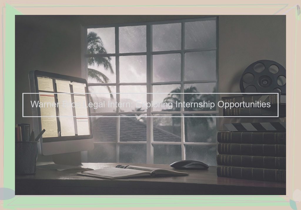Warner Bros Legal Intern: Exploring Internship Opportunities - Insightful Law